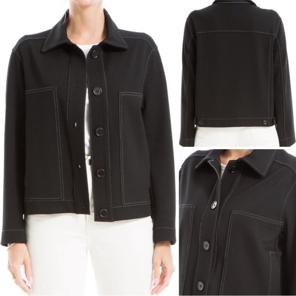 Max Studio | Jackets & Coats | Max Studio London Contrast Stitch ...